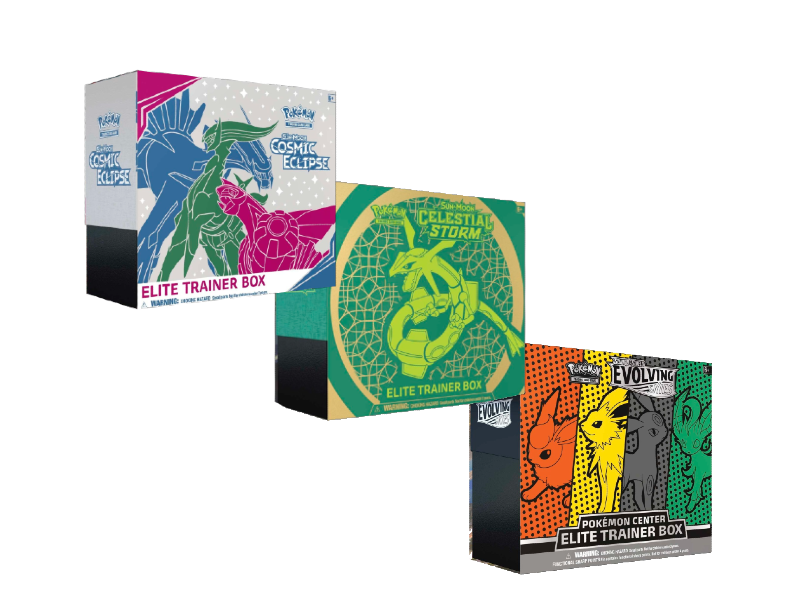 Elite Trainer Boxes – Vintage Vault Mystery LLC